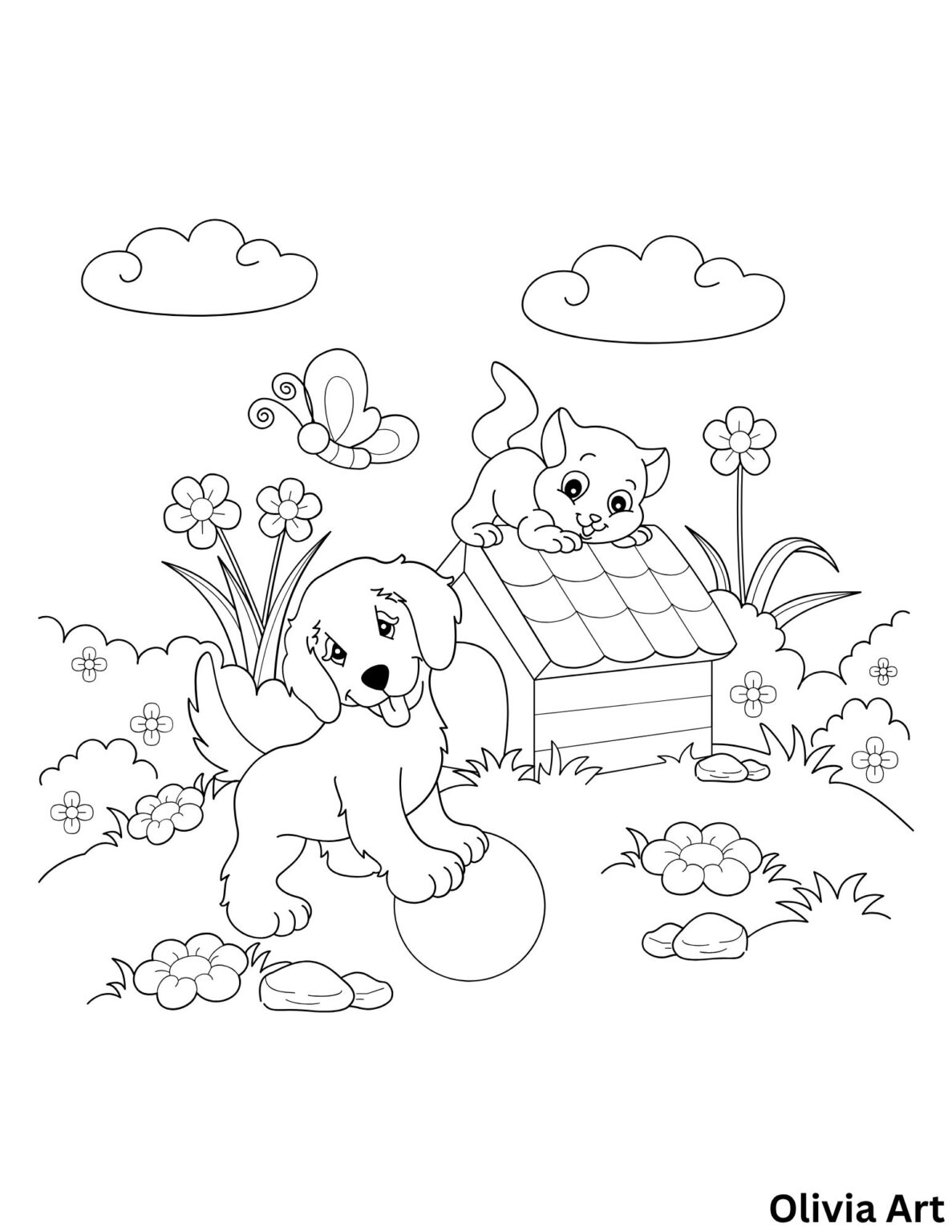 50+ Best Dog Day Coloring Pages Free And Printable