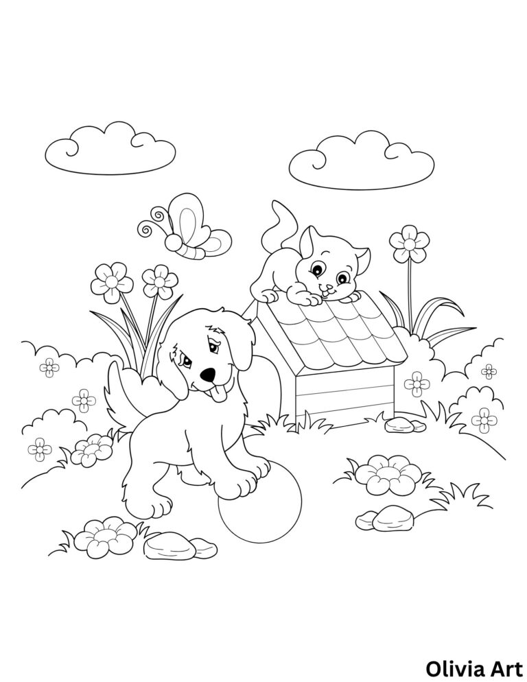 50+ Best Dog Day Coloring Pages Free And Printable