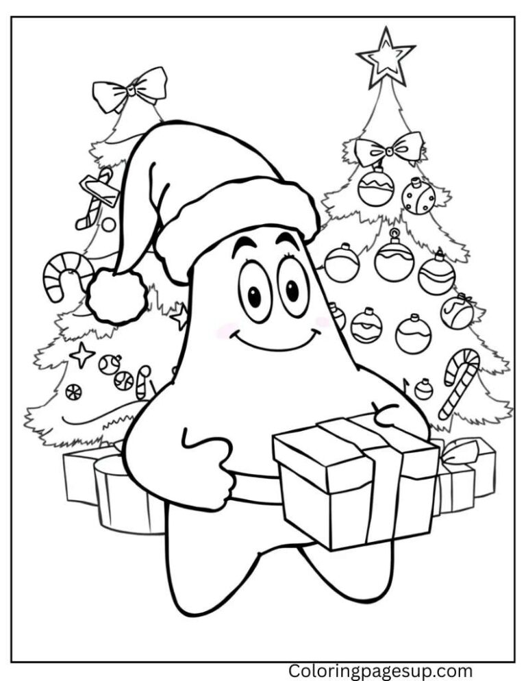 30 Patrick Star Coloring Pages – SpongeBob Characters