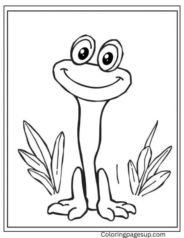 20 Frog and Toad Coloring Pages – Printable Free PDF