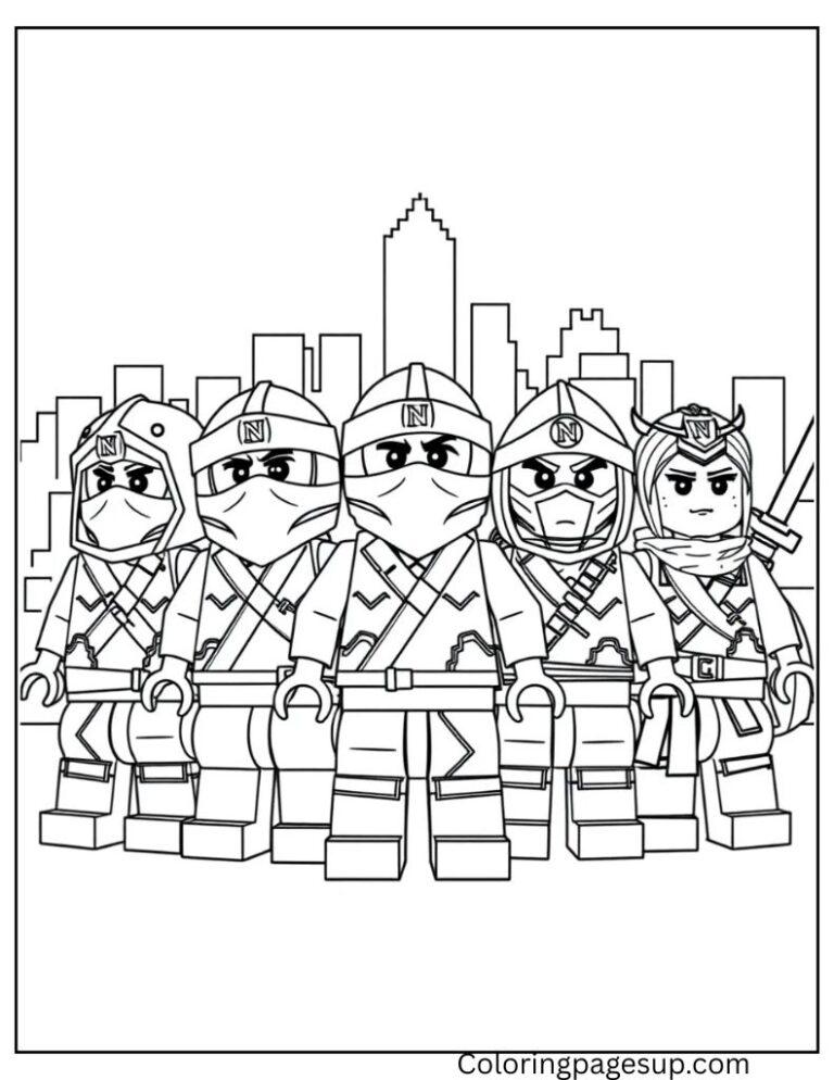 30+ Free Ninjago Printable Coloring Pages and Sheets for Kids