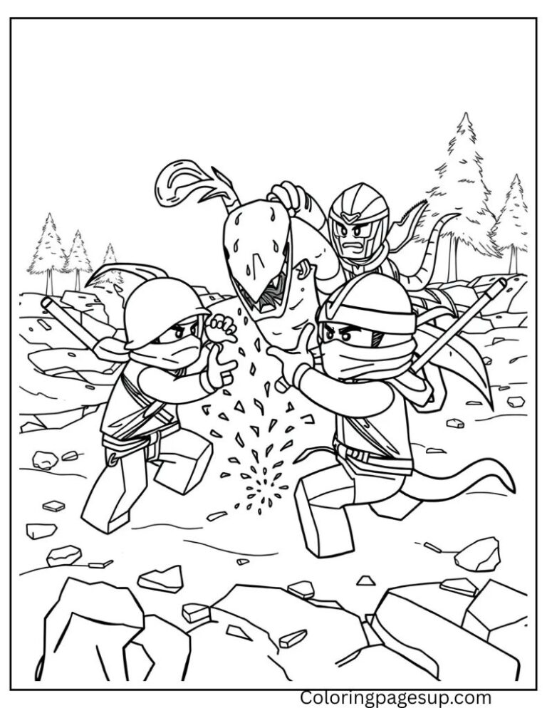 30+ Free Ninjago Printable Coloring Pages and Sheets for Kids