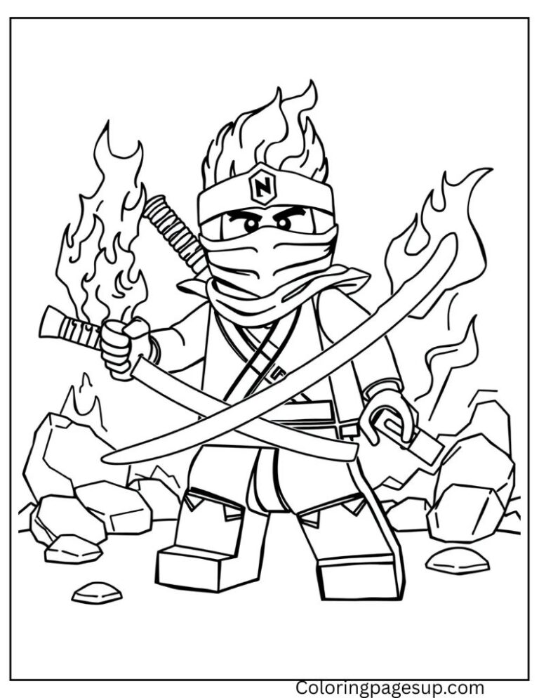 30+ Free Ninjago Printable Coloring Pages and Sheets for Kids